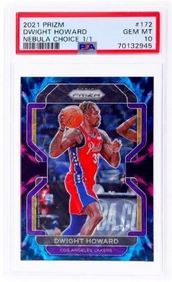 2021 Prizm Dwight Howard Nebula Choice 1/1 PSA 10 Gem Mint | eBay