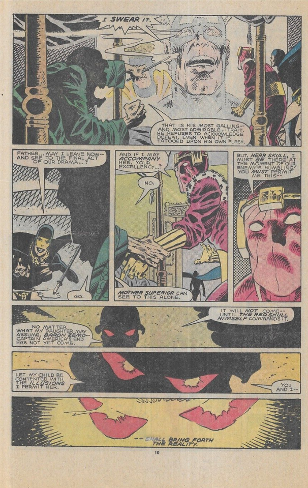 Captain America Comic 296 Copper Age First Print 1984 Dematteis Neary ...