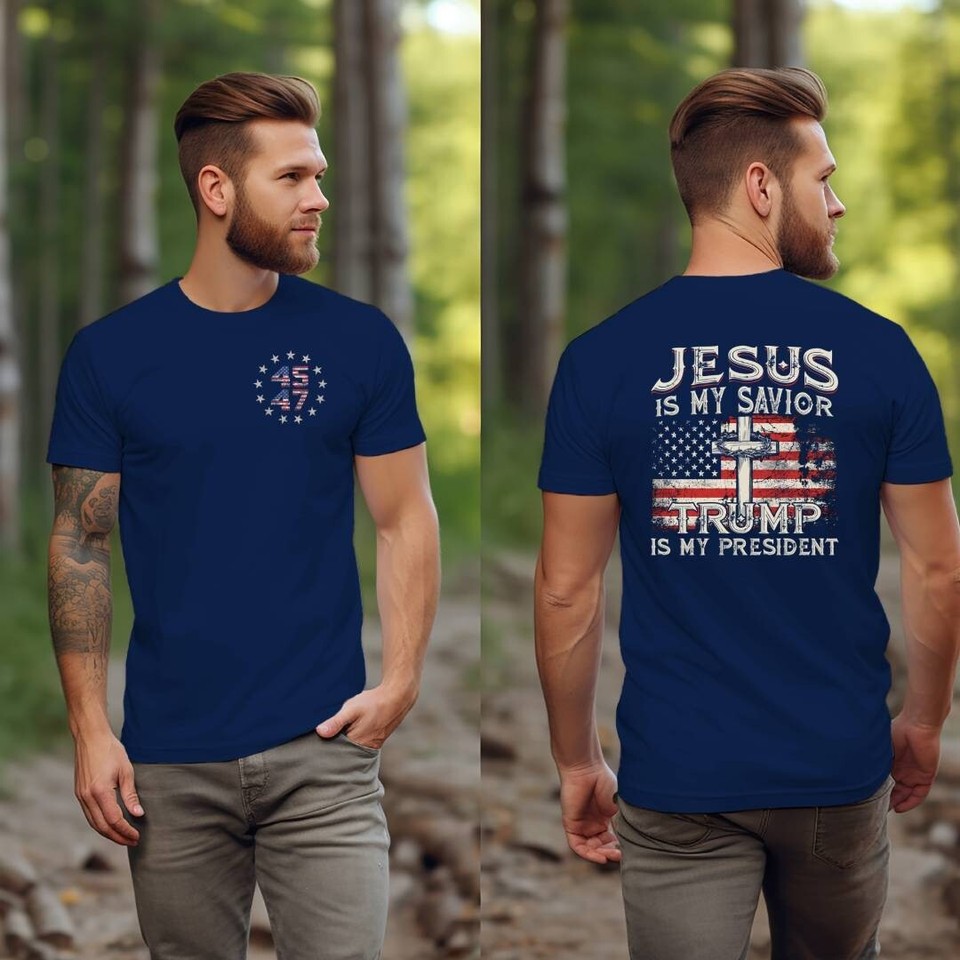 Trump 2024 Jesus My Savior MAGA 45 47 Missed Me Never Surrender Legend ...