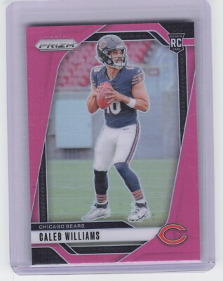 2024 Panini Prizm Caleb Williams #301 Rookie Pink Prizm Chicago Bears ...