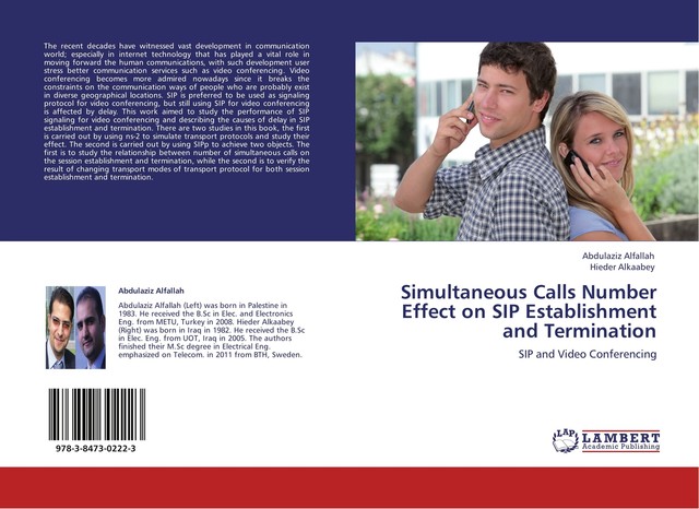 Simultaneous Calls Number Effect On Sip Establishment And Termination von Abdulaziz Alfallah ...