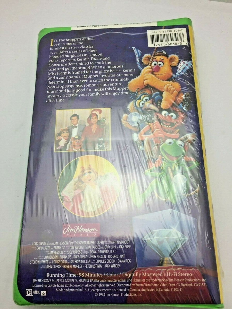 The Great Muppet Caper Vhs Ebay