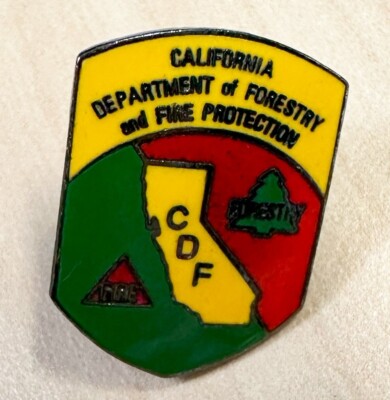 CAL FIRE / CDF Badge Pin – NEW (California Department of Forestry) | eBay