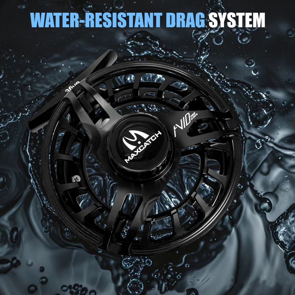 Maxcatch AVID PRO Nymph 3/5wt Aluminum Fly Fishing Reel Great for Euro ...
