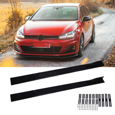 78.7'' Side Skirt Extension Lip Rocker Panel For VW Golf MK7.5 MK7 MK6 ...