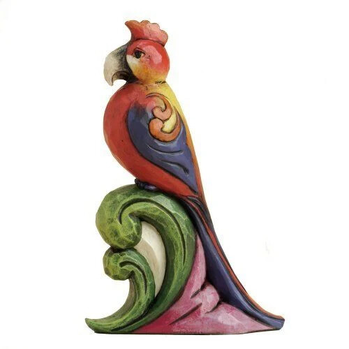 Jim Shore*MINI PARROT*Figurine*New*BIRD*Miniature*ANIMAL*Jungle*4031233 ...