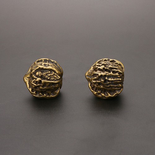Solid Brass 1 pair Walnut hand Figurine Small Statue Home Ornament ...