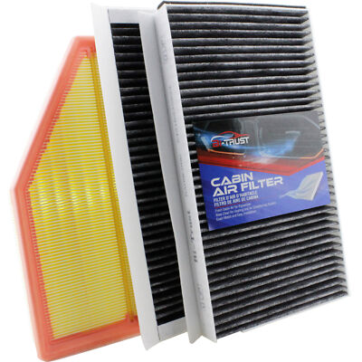 Cabin and Engine Air Filter Kit for BMW 525I 525XI 528I 528XI 530I ...