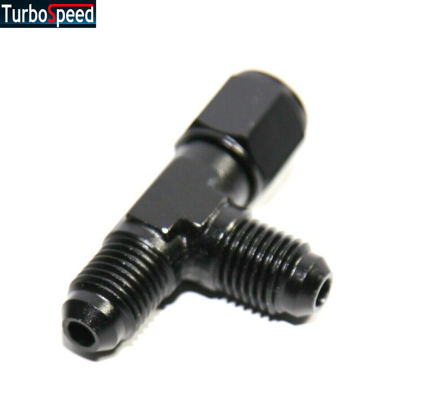 BLACK AN4 Male to AN4 4-AN Female Flare 3 Way T Tee Fitting Adapter | eBay