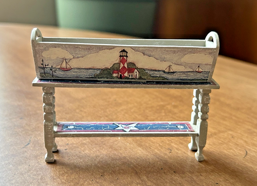 MINIATURE DOLLHOUSE ROBIN BETTERLEY LIBERTY BAY NAUTICAL PLANTER W ...