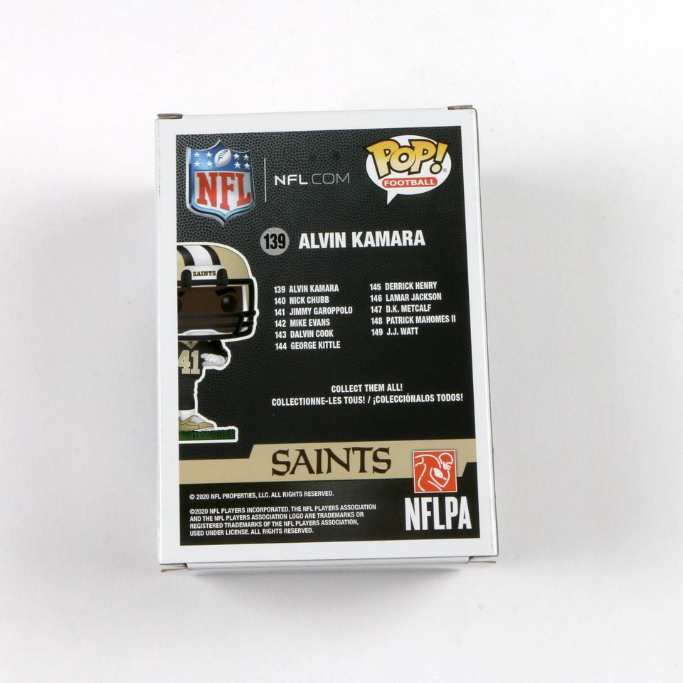 Alvin Karmara Signed Funko Pop New Orleans Saints Funko 139 Beckett | eBay
