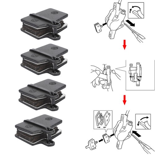 4 Pairs Bike Disc Brake Pads Kits For Hayes Stroker Ryde Sport SS | eBay