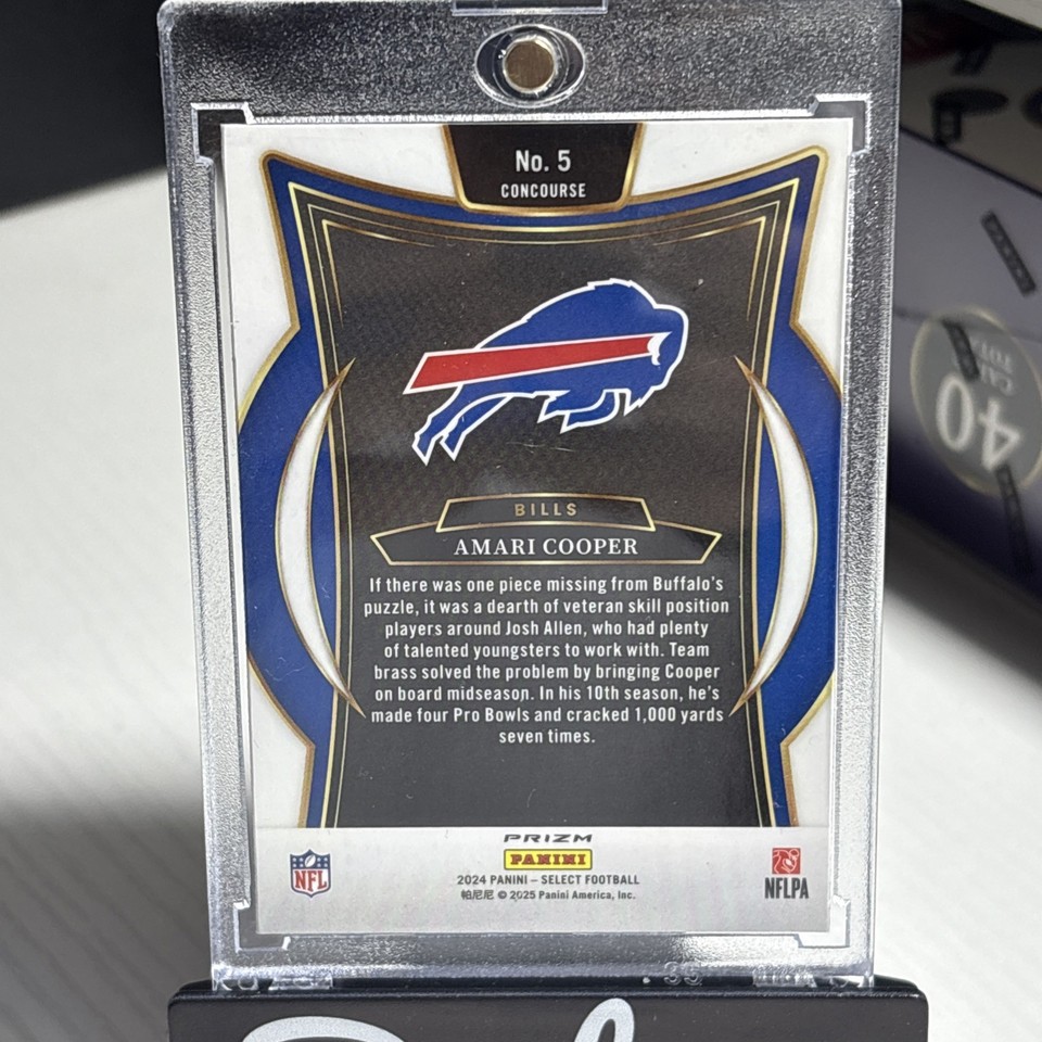 2024 Panini Select - Concourse #5 Amari Cooper - Zebra Shock Prizm 🦓 🔥 ...