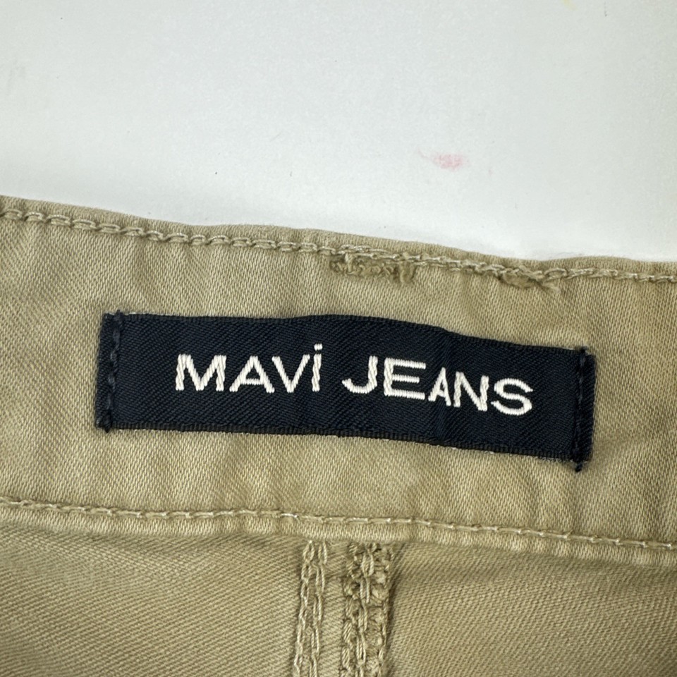 Mavi Jeans Matt Relaxed Straight Leg Pants Mens 34x34 Beige Slacks ...