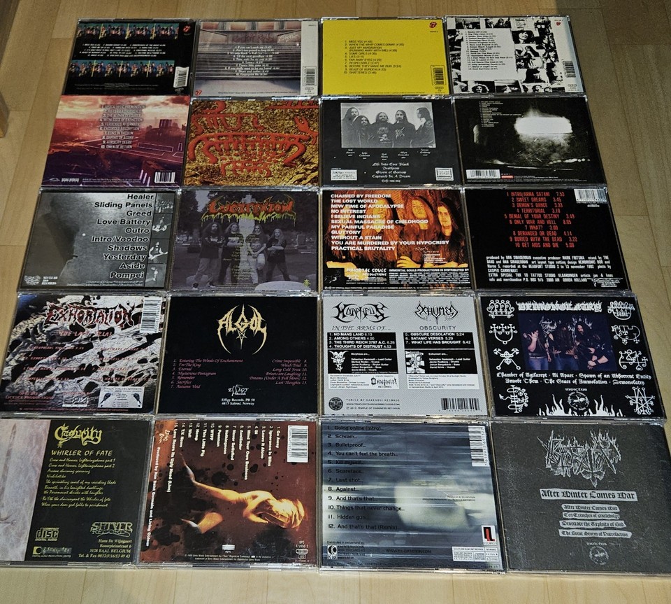 20x Metal CD Collection RARE Death Metal Original Algol - Exhortation ...