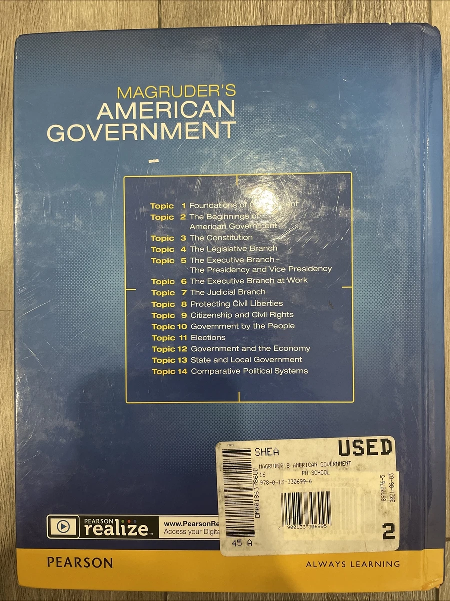 Magruders American Government Textbook