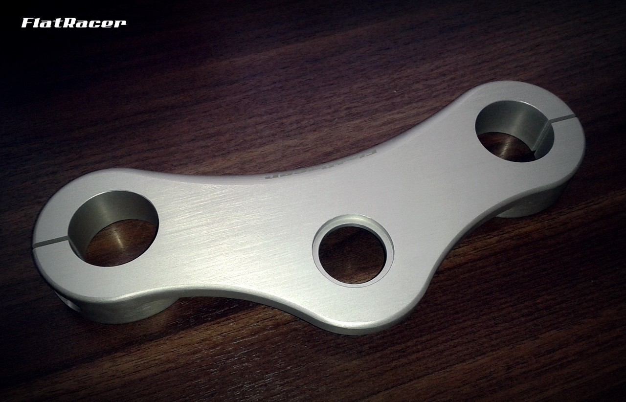 BMW R65 R80 R100 Monolever 85 on Cafe Racer fork yoke billet alloy ...