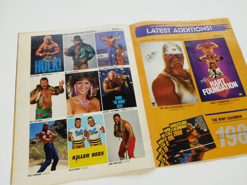 WWF Wrestling Program Magazine Vol. 155 Macho Man Randy Savage 1988 | eBay