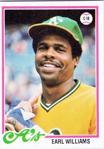 1978 Topps #604 Earl Williams Oakland Athletics EX | eBay
