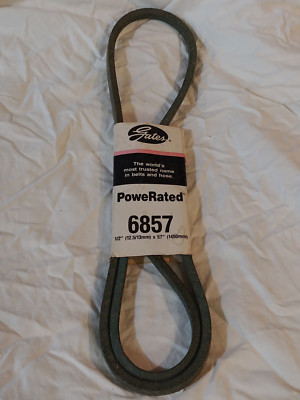 6857 Gates V Belt Rubber PoweRated V-Belt Power Rated 072053004625 | eBay