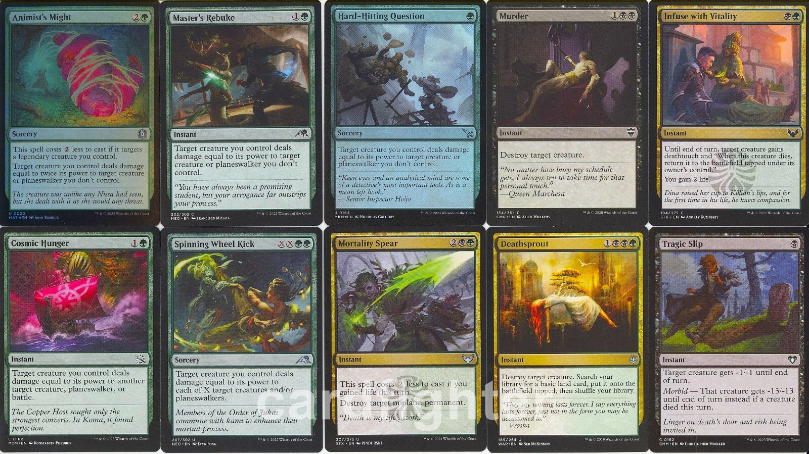 Custom Bounty Deathtouch Commander EDH Deck - Chevill, Bane of Monst ...