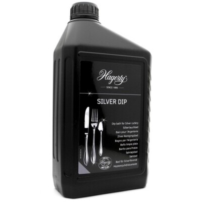 Hagerty 2 ltr Silver Dip Professional Cutlery Jewellery cleaner dip ...