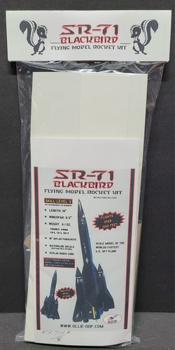 SR-71 Blackbird Flying Model Rocket Kit NASA Model Rocket #1942 Clone ...