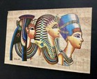 Rare Egyptian papyrus Handmade-Kings Cleopatra-Tutankhamun-Nefertiti ...