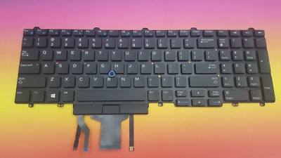 Keyboard US Dell E5570 E5580 Precision 15 3000 15,17 7000 0383D7 ...