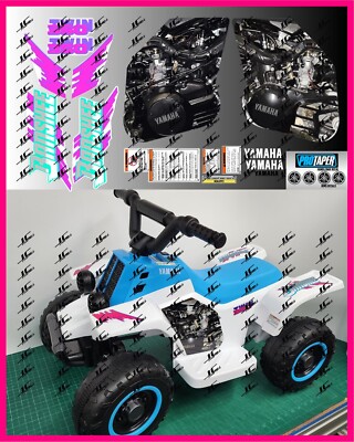 BANSHEE MINI ELECTRIC ATV TOY 1992 GRAPHICS KIT ENGINE AND WARNING ...