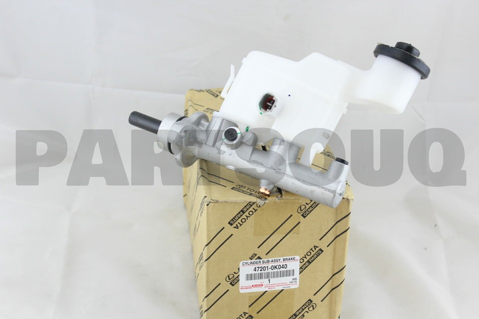 472010K040 Genuine Toyota CYLINDER SUB-ASSY, BRAKE MASTER 47201-0K040 ...