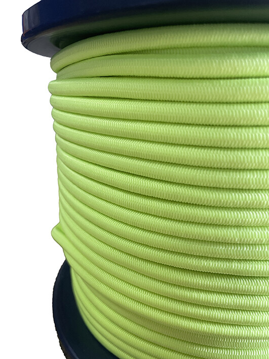 NEON YELLOW BUNGEE CORD bungy elastic rope shock highly durable UV ...