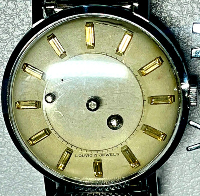 Rare Vintage, Men's SWISS Vintage 1960's Watch LOUVIC De Luxe | eBay
