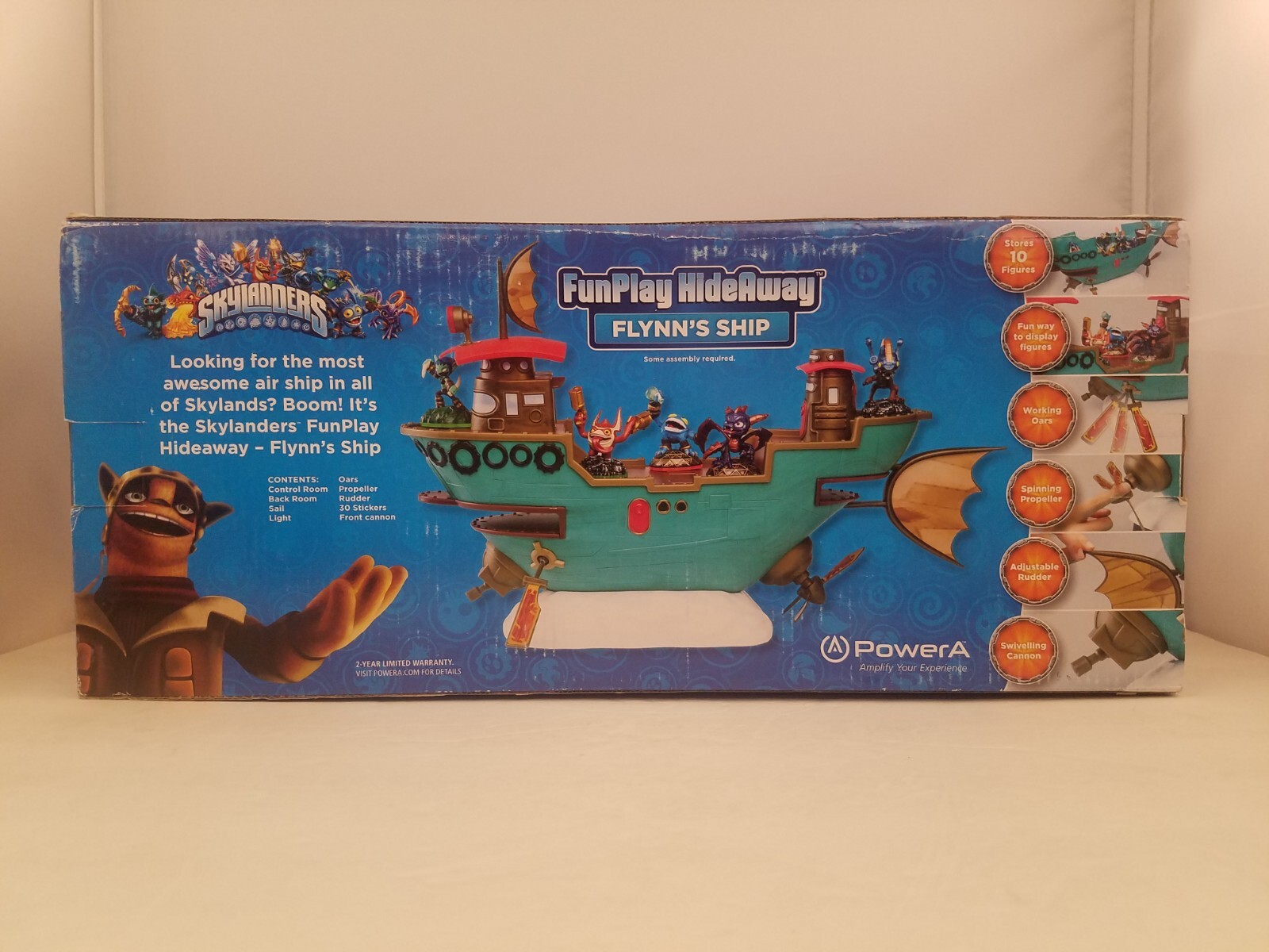 SKYLANDERS FunPlay HideAway by PowerA | FLYNNS SHIP | Storage for 10 ...