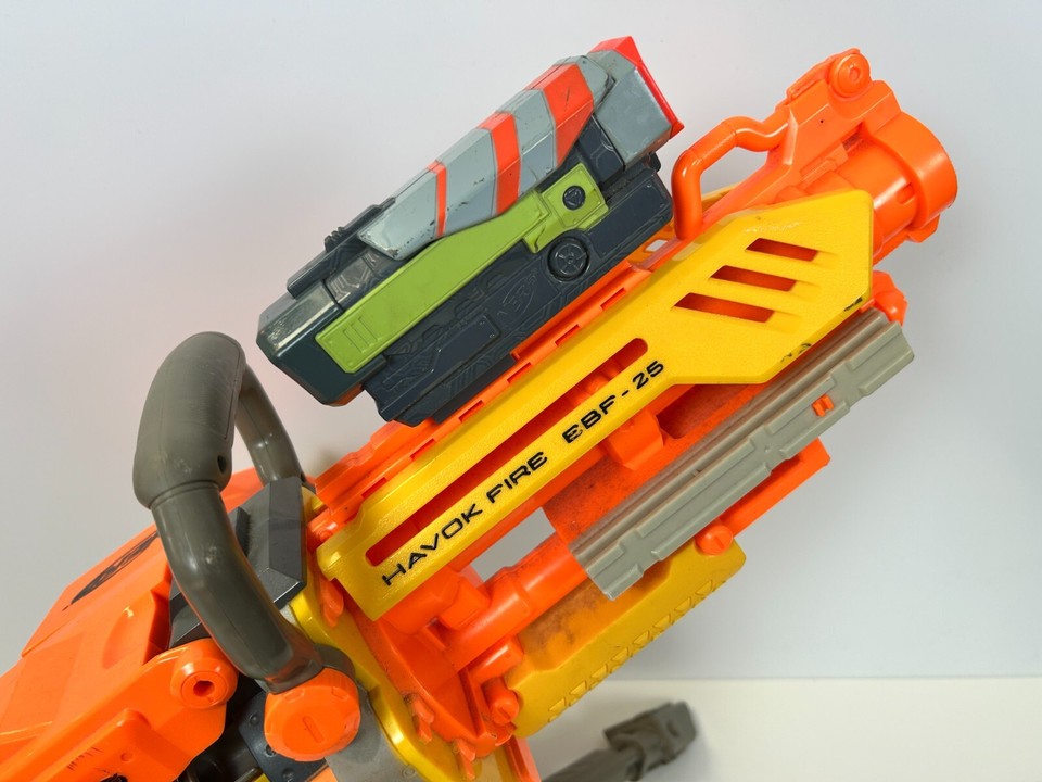Nerf N-Strike Elite Havok Fire EBF-25 Gun with Tripod & Ammo Belt (No ...