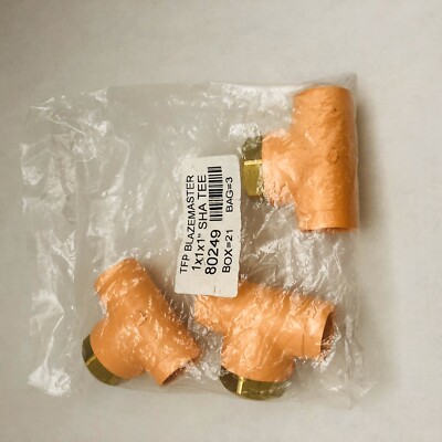 X3 Lot TFP BlazeMaster Sprinkler Head Tee # 80249 1x1x1 sha tee NEW | eBay