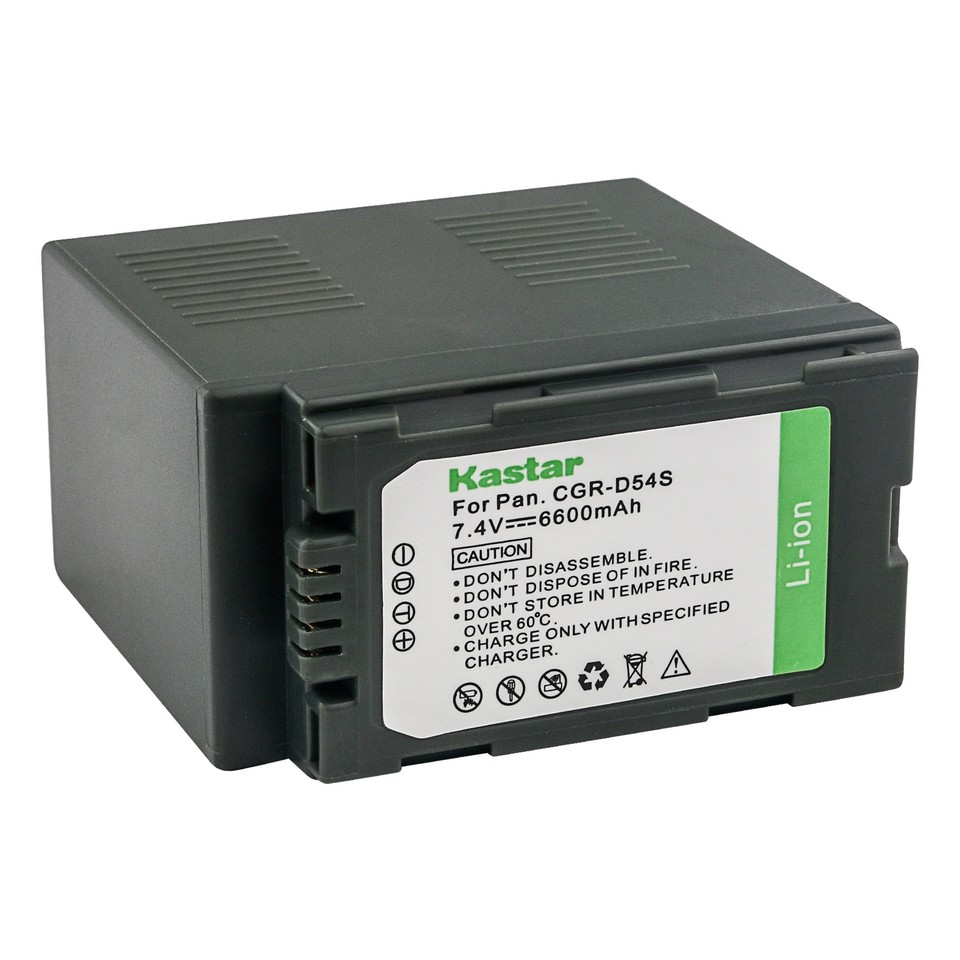Kastar Replacement Battery for Panasonic CGA-D54 CGR-D54 & Panasonic AG ...