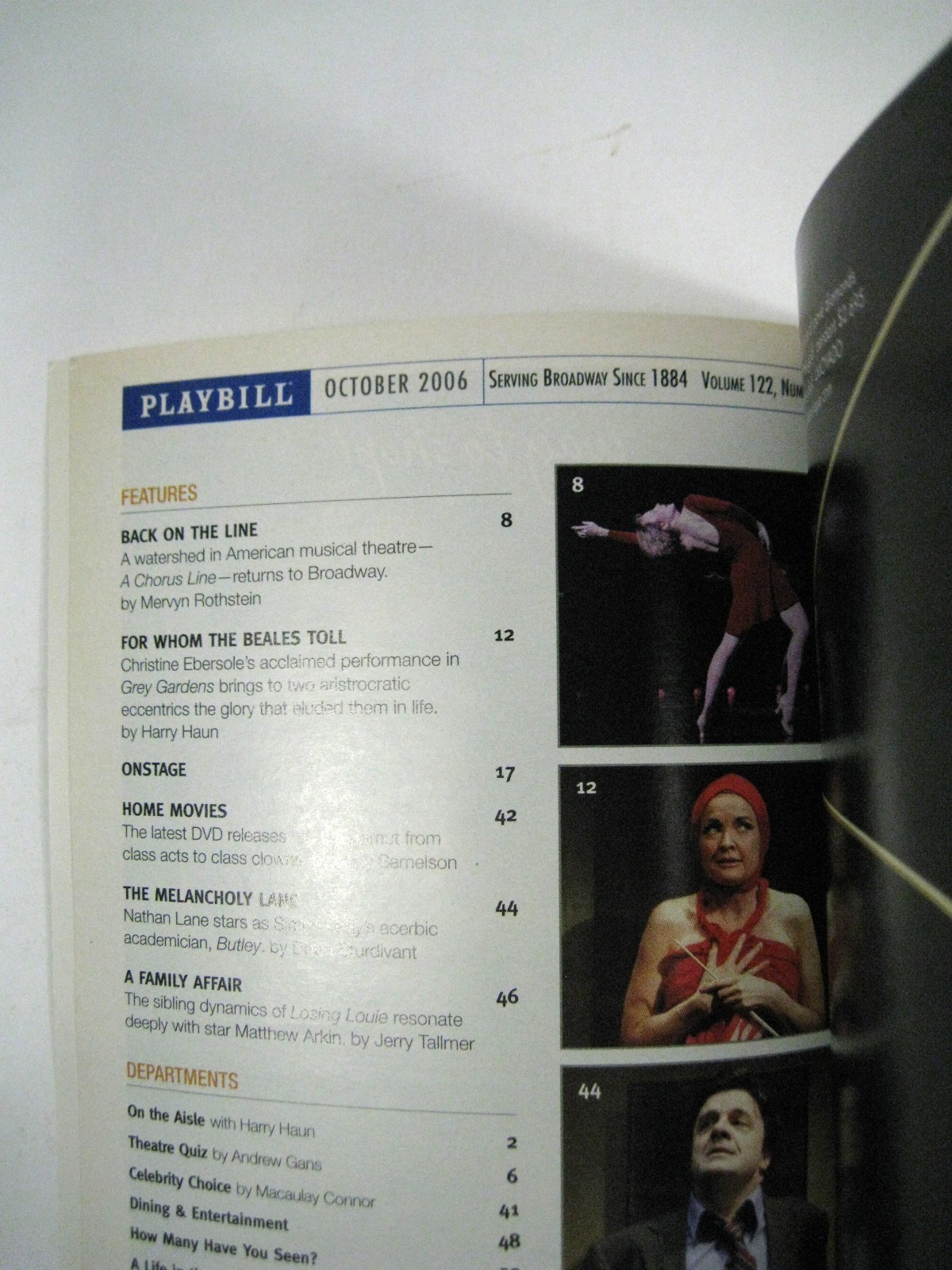 Tarzan Playbill October 2006 Richard Rodgers Theater Ticket Joshua ...