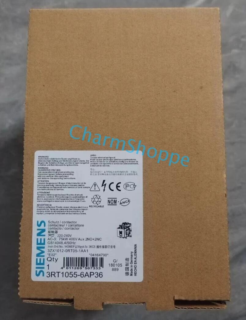 1PCS 3RT1055 6AP36 3RT10556AP36 New Brand Original SIEMENS 3RT1055 ...