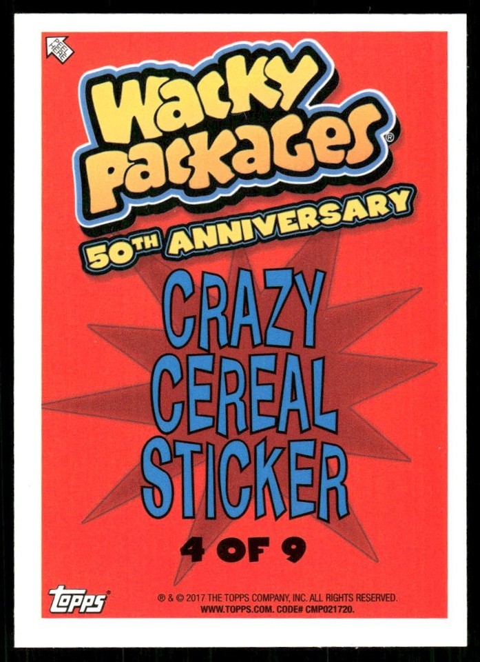 All-Bland Brand 2017 Wacky Packages Topps Card #4 (NM) | eBay