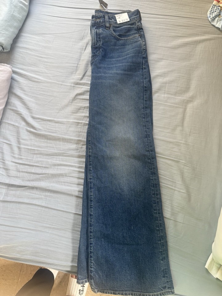 Denim trouser high rise semi stretch J.CREW size 27 (new, unused) | eBay