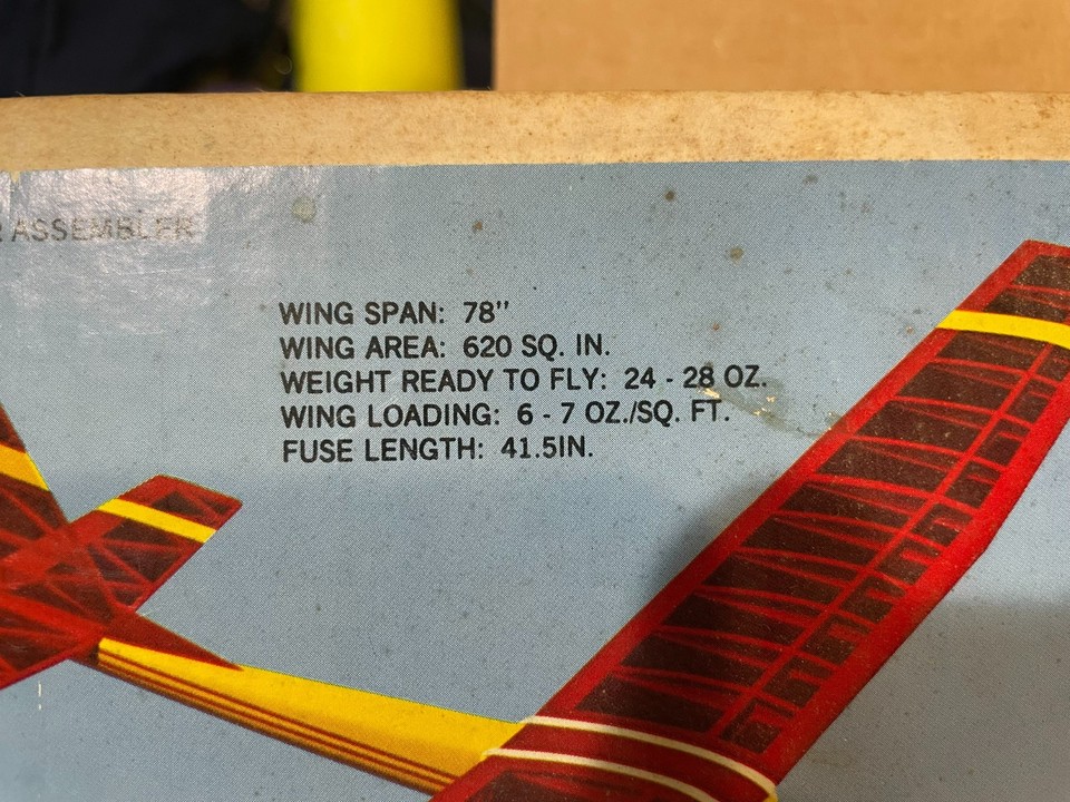 Sig RISER, 2 meter Sailplane kit, 78" Wing Span, vintage, balsa, in box ...