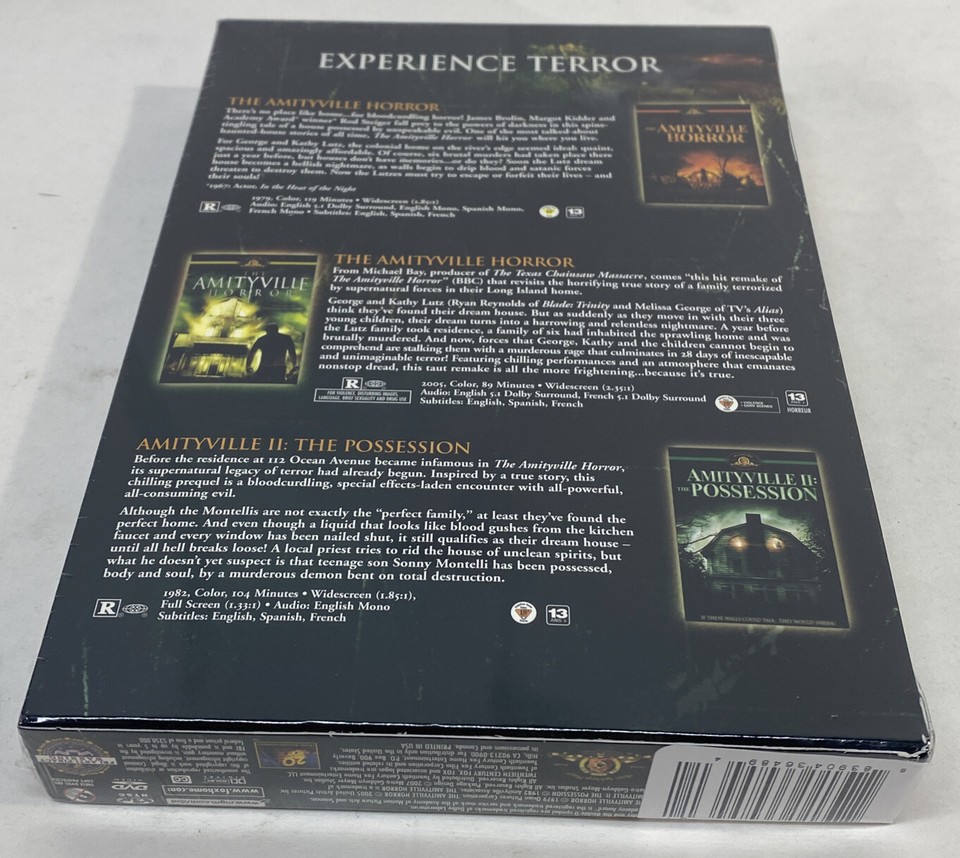 Horror DVD Box Set - The Amityville Horror Triple Feature (New) | eBay
