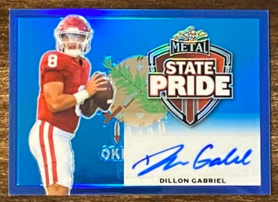‼️2023 Leaf Metal Dillon Gabriel Auto #2/6 State Pride OU SOONER OREGON ...