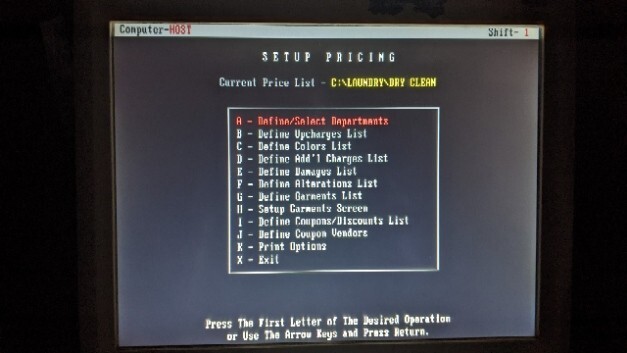 Custom Computer System for Dry Cleaners and Laundry (HOST Terminal) | eBay