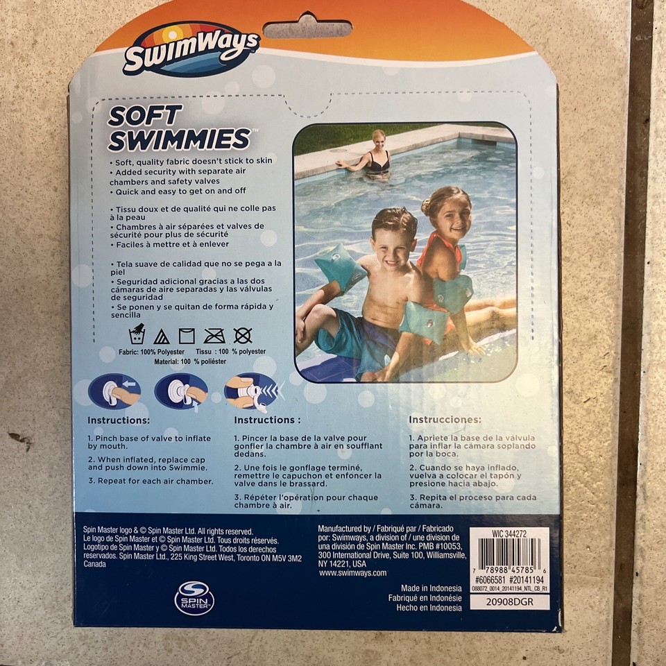 Soft Swimmies Swim Ways, Swim Step 3, Quick & Easy to Get On & Off Age ...