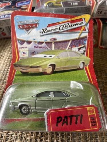 Disney Pixar World of Cars Patti #95 Race O Rama Die Cast Car New ...