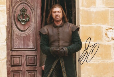 SEAN BEAN signed Autogramm 20x30cm GAME OF THRONES in Person autograph ...