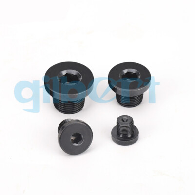 M16-M60 Male Carbon Steel End Plug Cap With Flange Hex Socket Hydraulic ...