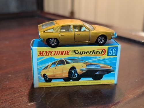 Matchbox Superfast #56 BMC 1800 Pininfarina Gold In Original Box | eBay